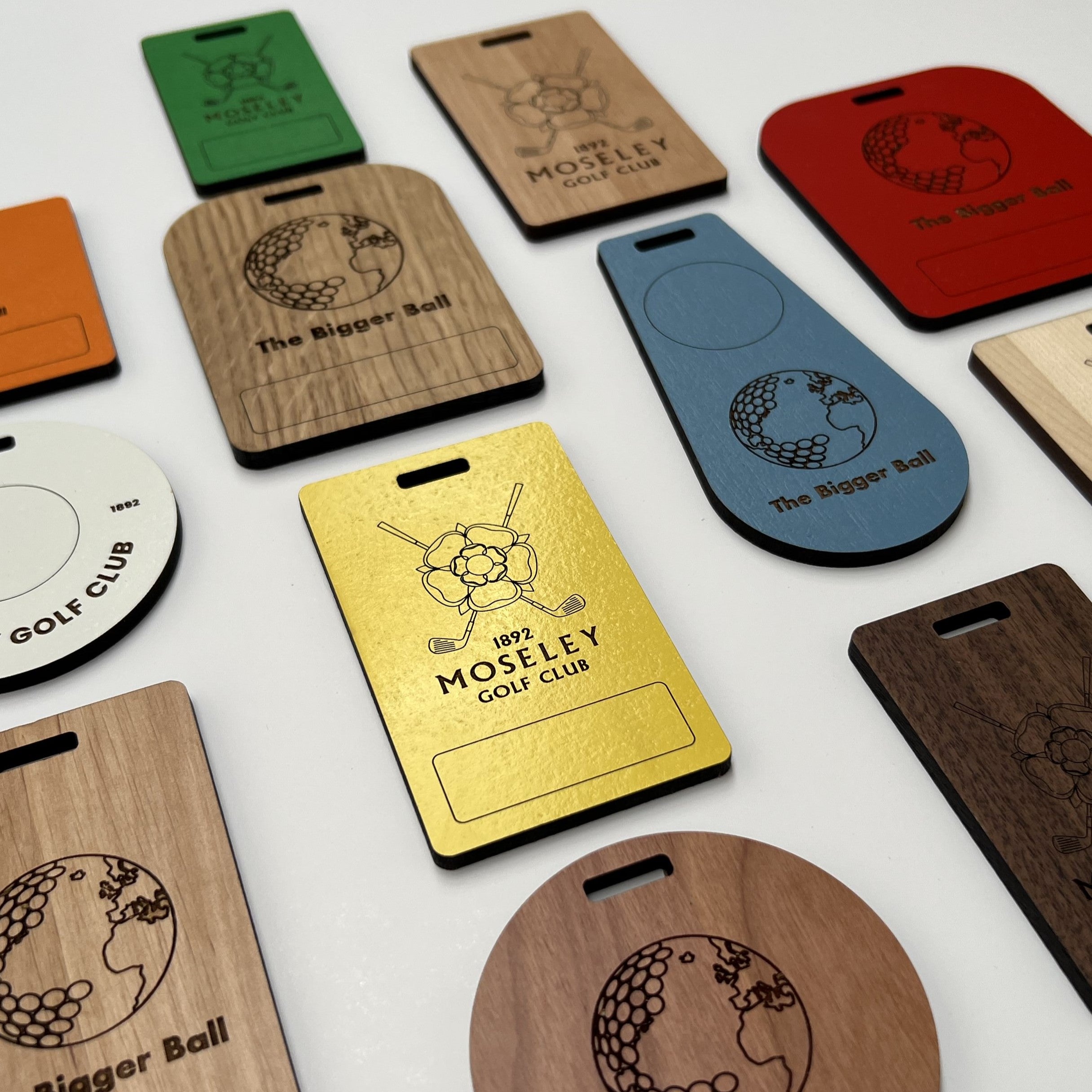 Custom Bag Tags | Personalised Golf Tags | The Bigger Ball